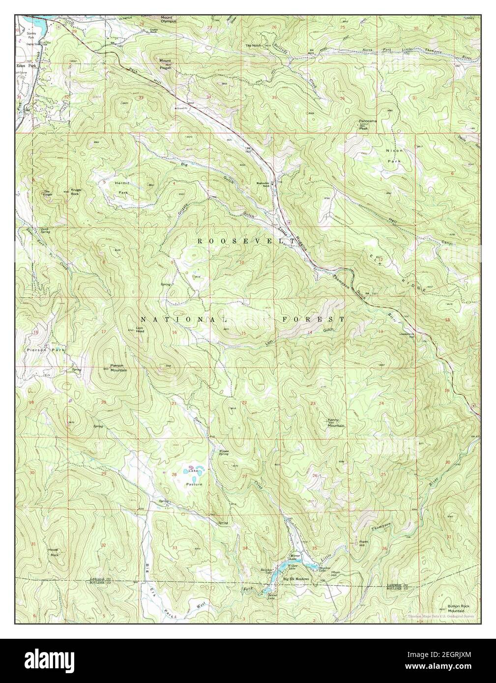 Panorama Peak, Colorado, map 1962, 1:24000, United States of America by ...