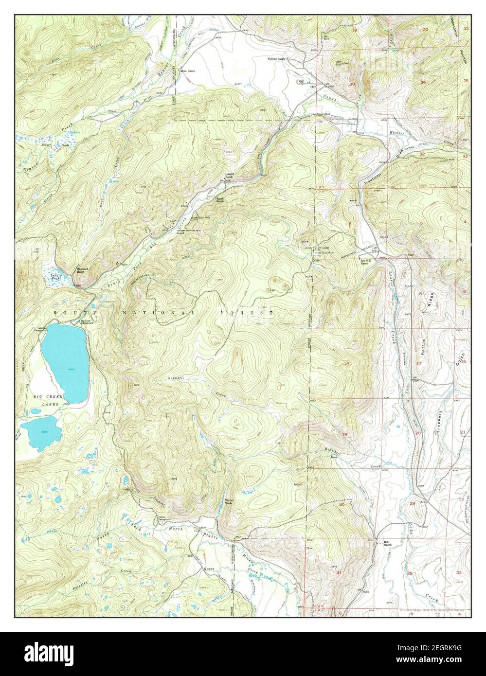 Pearl, Colorado, map 1955, 1:24000, United States of America by ...