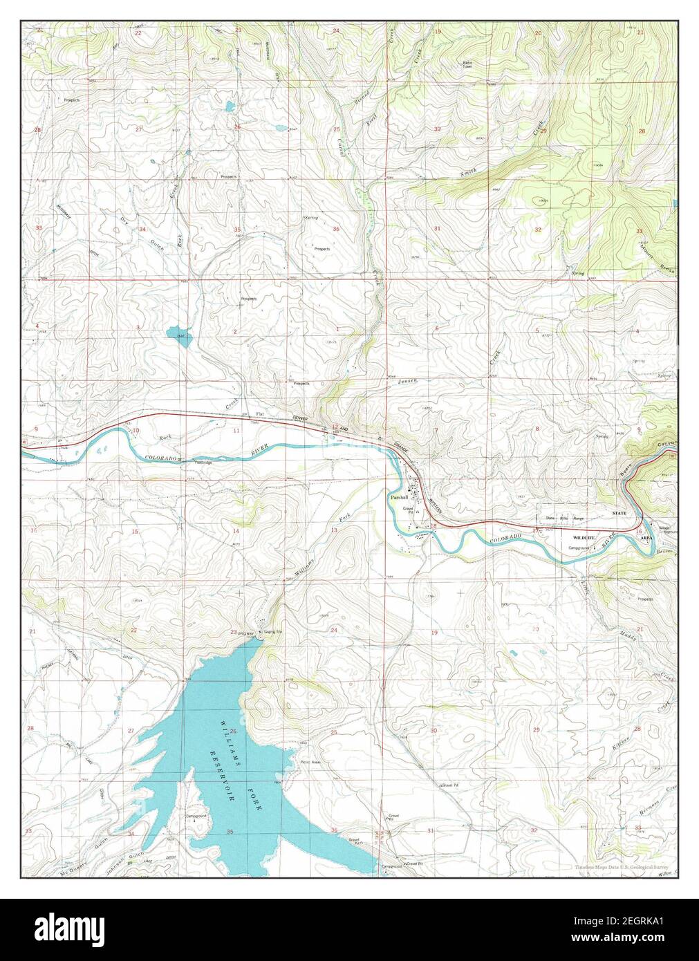 Map of parshall hi-res stock photography and images - Alamy