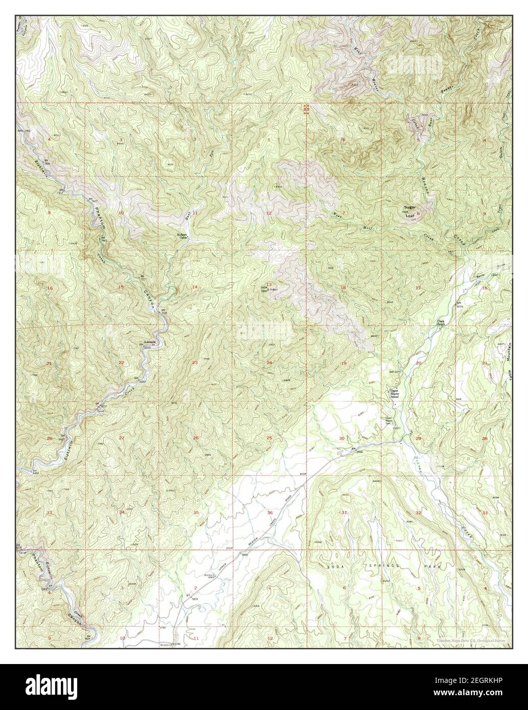 Phantom Canyon, Colorado, map 1954, 1:24000, United States of America ...