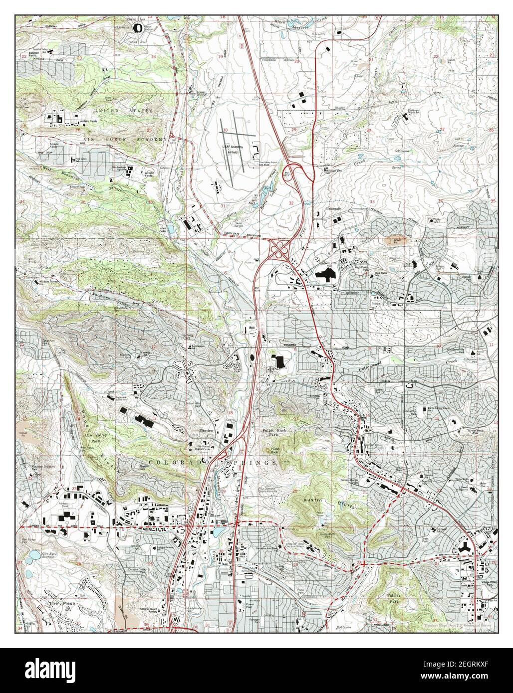 Pikeview, Colorado, map 1986, 1:24000, United States of America by ...