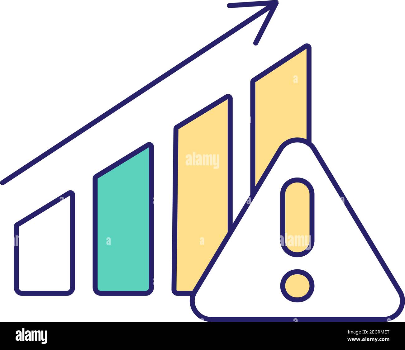 Data analytics ascending line chart hi-res stock photography and images - Alamy