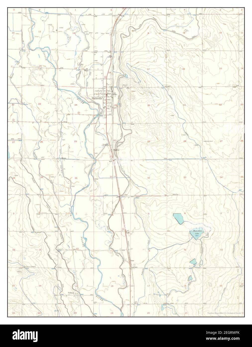 Map of platteville hi-res stock photography and images - Alamy