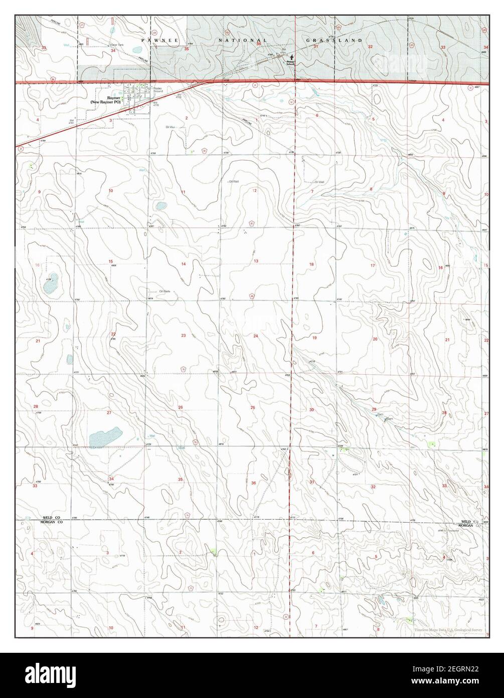 Map of raymer hi-res stock photography and images - Alamy