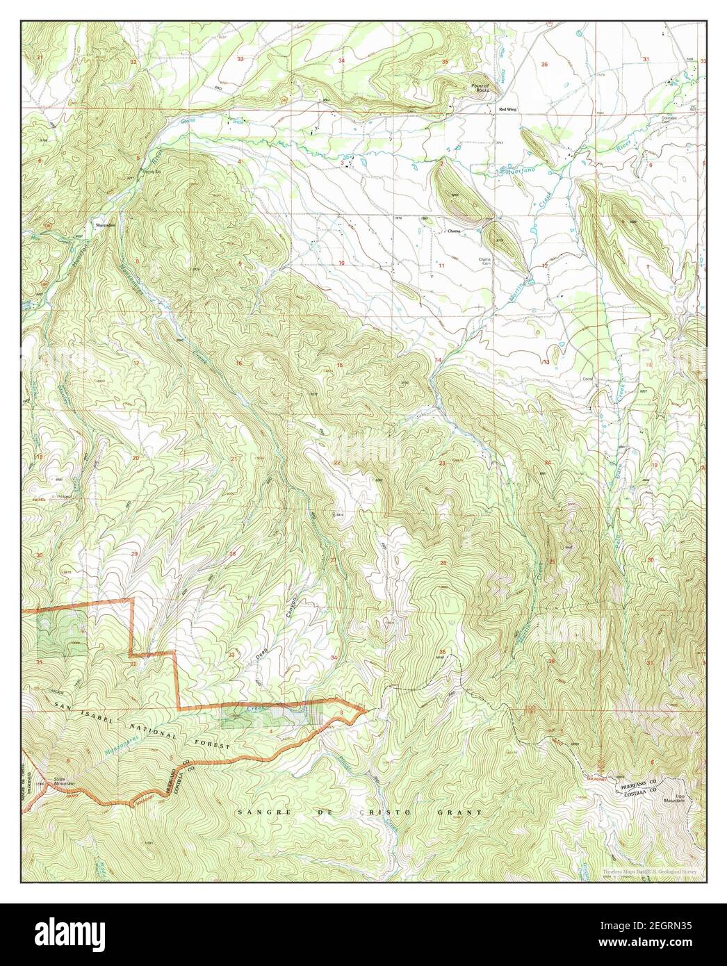 Red Wing, Colorado, map 2001, 1:24000, United States of America by ...
