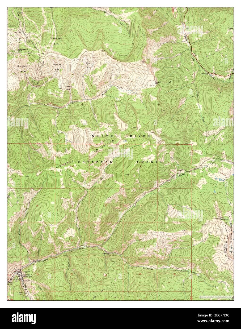 Red Cliff, Colorado, map 1970, 1:24000, United States of America by ...