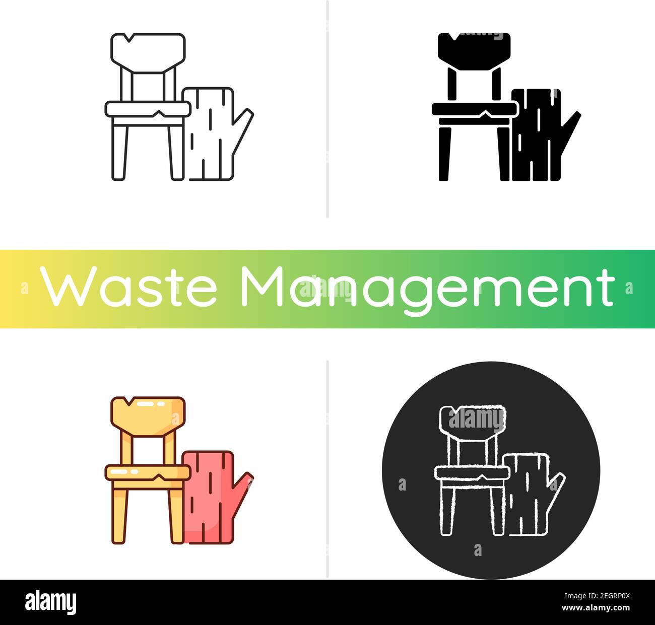 Wood waste icon Stock Vector Image & Art - Alamy