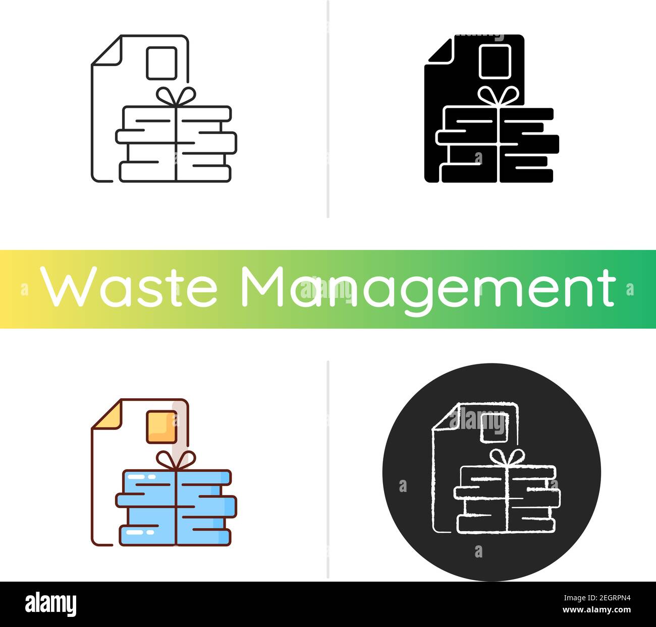 Waste paper icon Stock Vector Image & Art - Alamy
