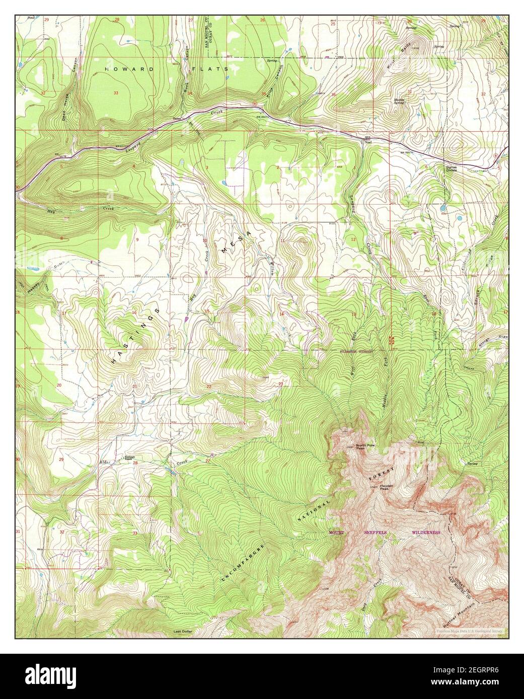 Sams, Colorado, map 1967, 1:24000, United States of America by Timeless ...