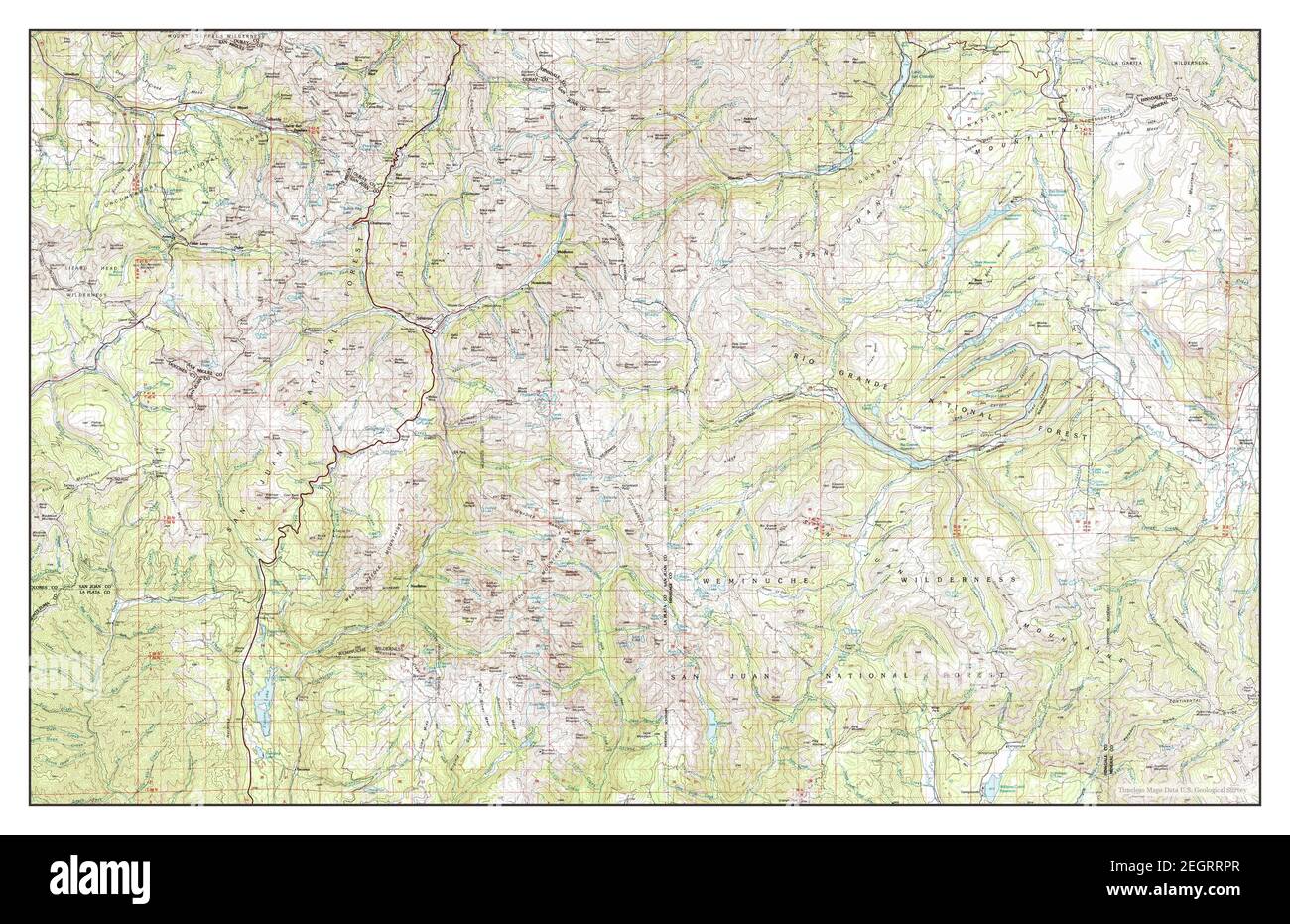 Silverton, Colorado, map 1982, 1:100000, United States of America by ...
