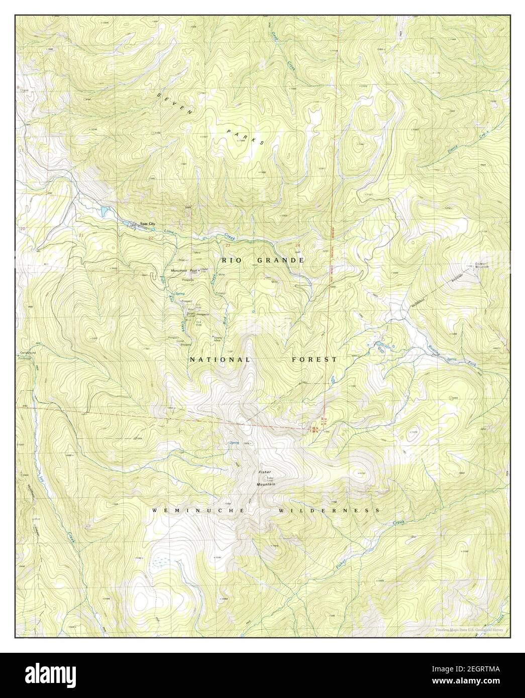 Spar City, Colorado, map 1986, 1:24000, United States of America by ...