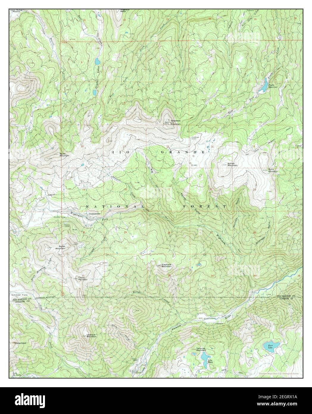 Summitville, Colorado, map 1967, 1:24000, United States of America by ...