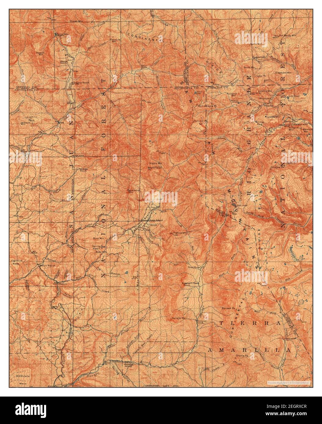 Summitville, Colorado, map 1915, 1:125000, United States of America by ...