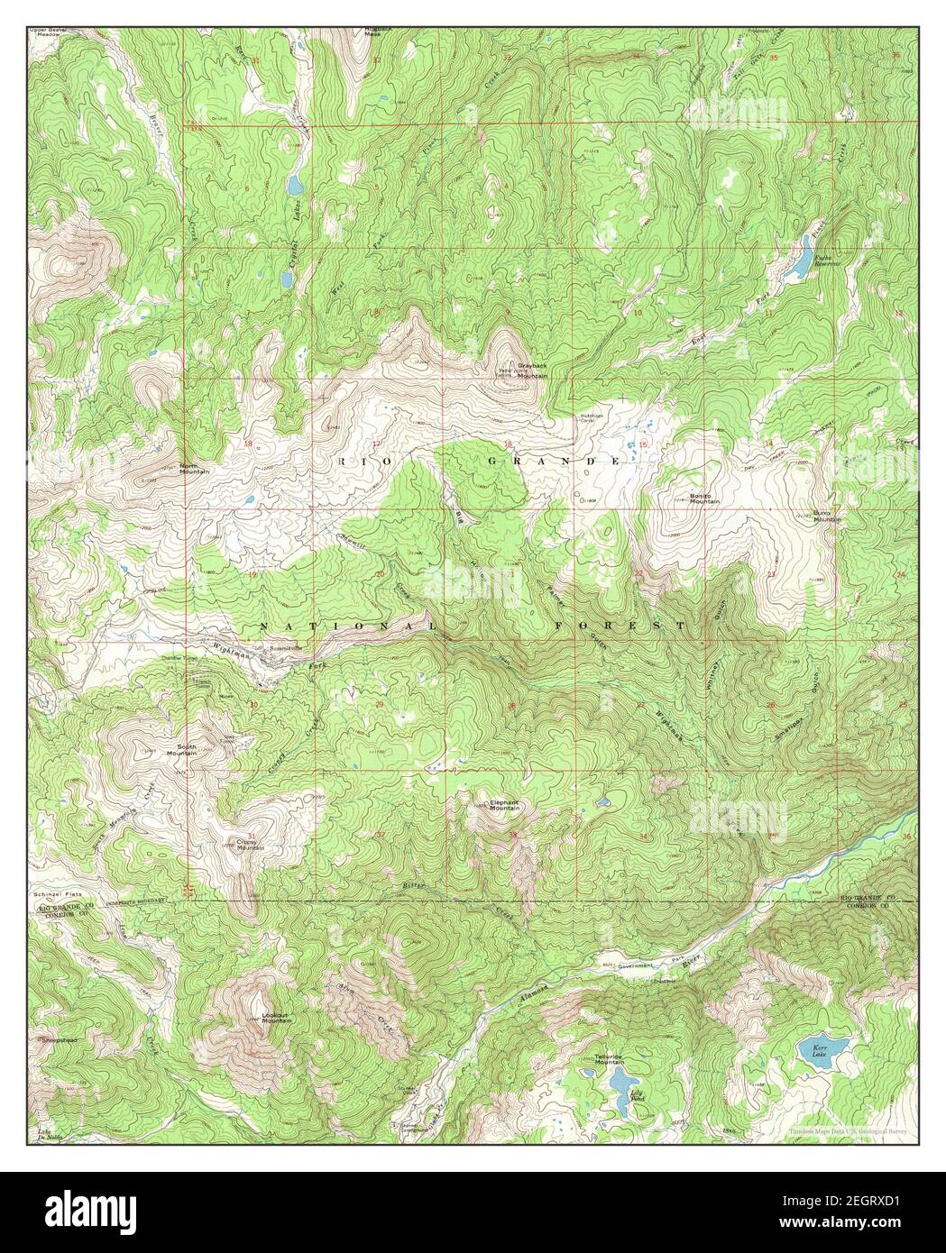 Summitville, Colorado, map 1967, 1:24000, United States of America by ...