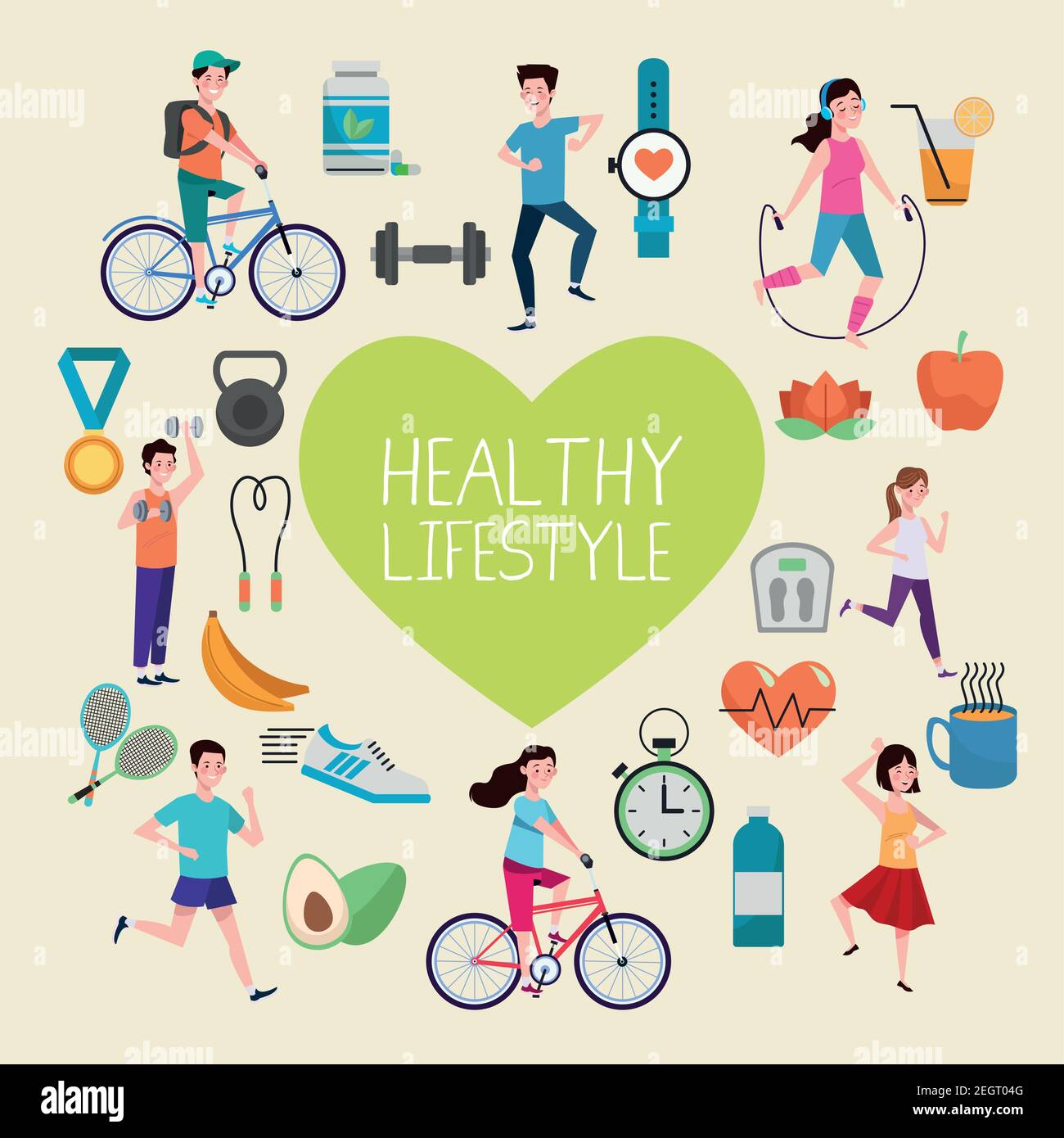 Healthy Lifestyle Clipart
