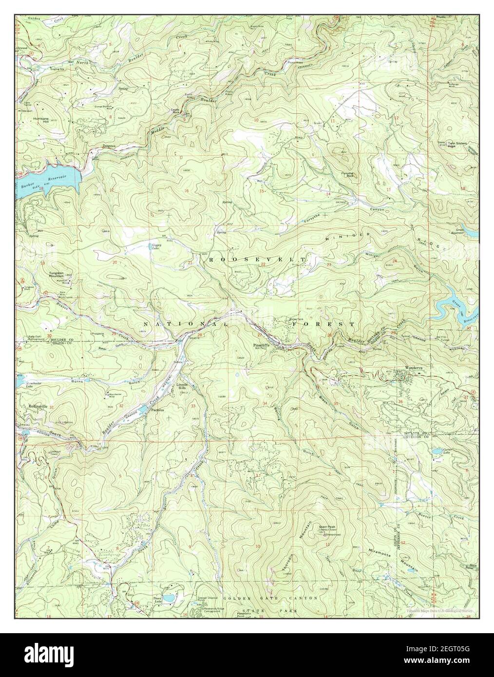 Tungsten, Colorado, map 1972, 1:24000, United States of America by ...