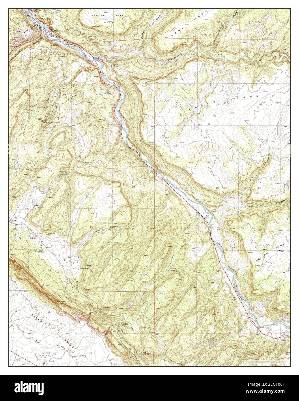 Uravan, Colorado, map 1960, 1:24000, United States of America by ...