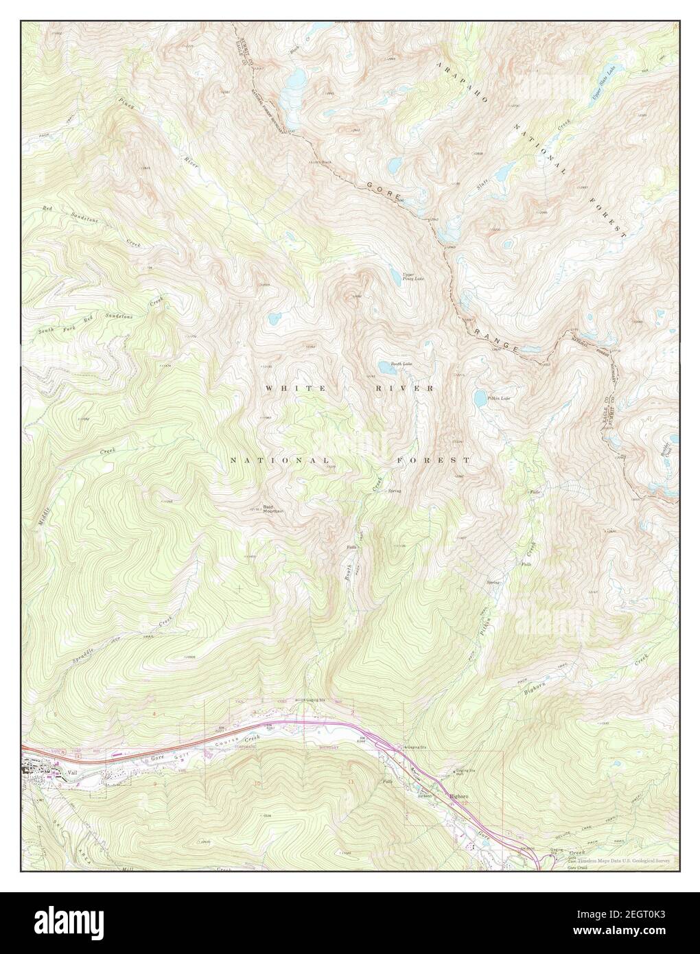 Vail East, Colorado, map 1970, 1:24000, United States of America by ...