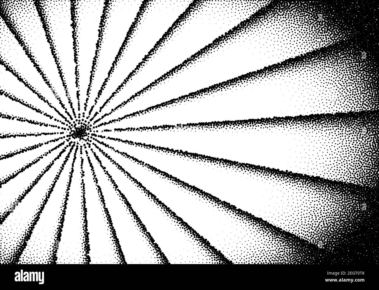 Abstract sun rays with dotwork retro or tattoo style Stock Vector Image ...