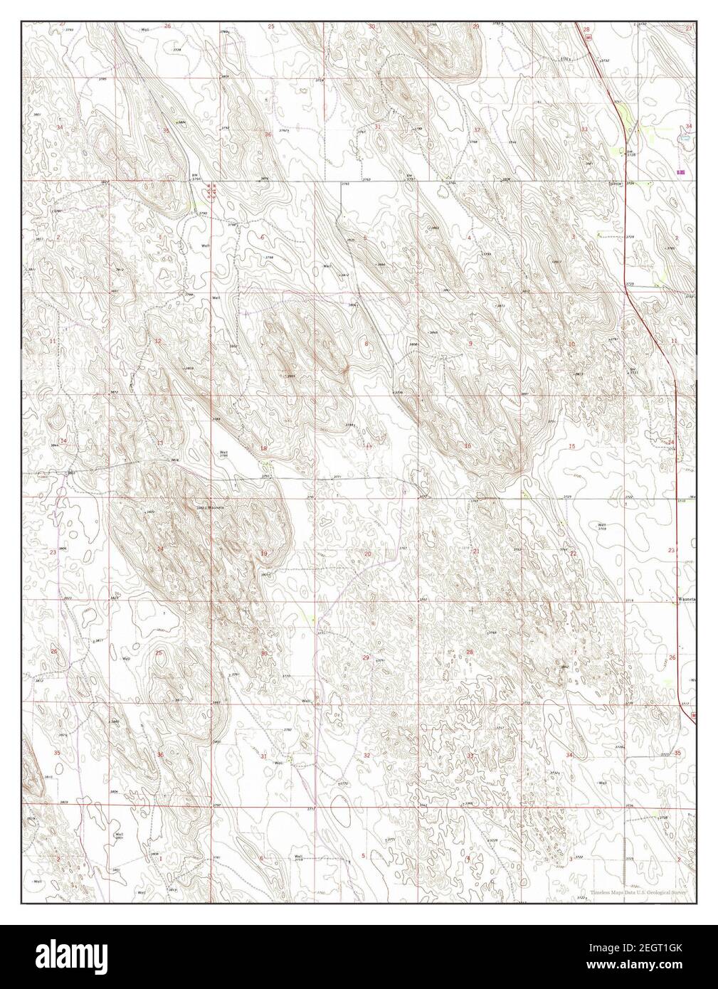 Wauneta, Colorado, map 1971, 1:24000, United States of America by ...