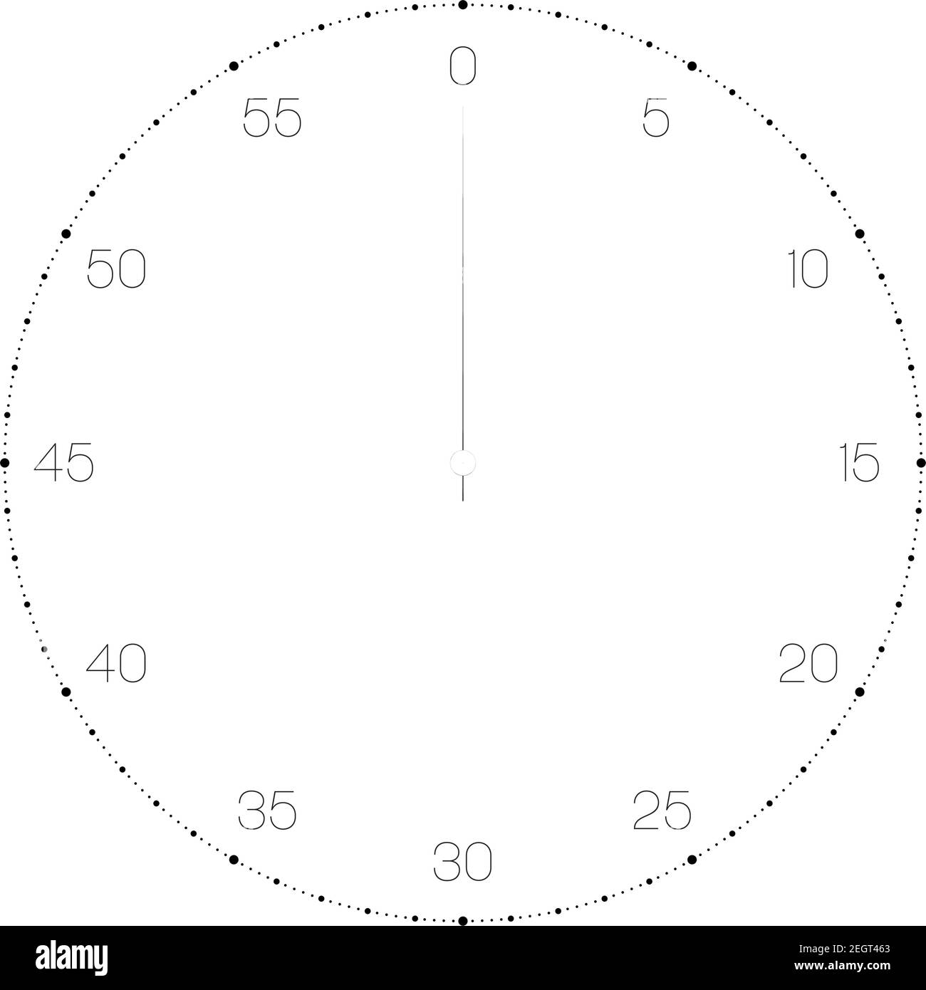 Blank Analog Clock Printable