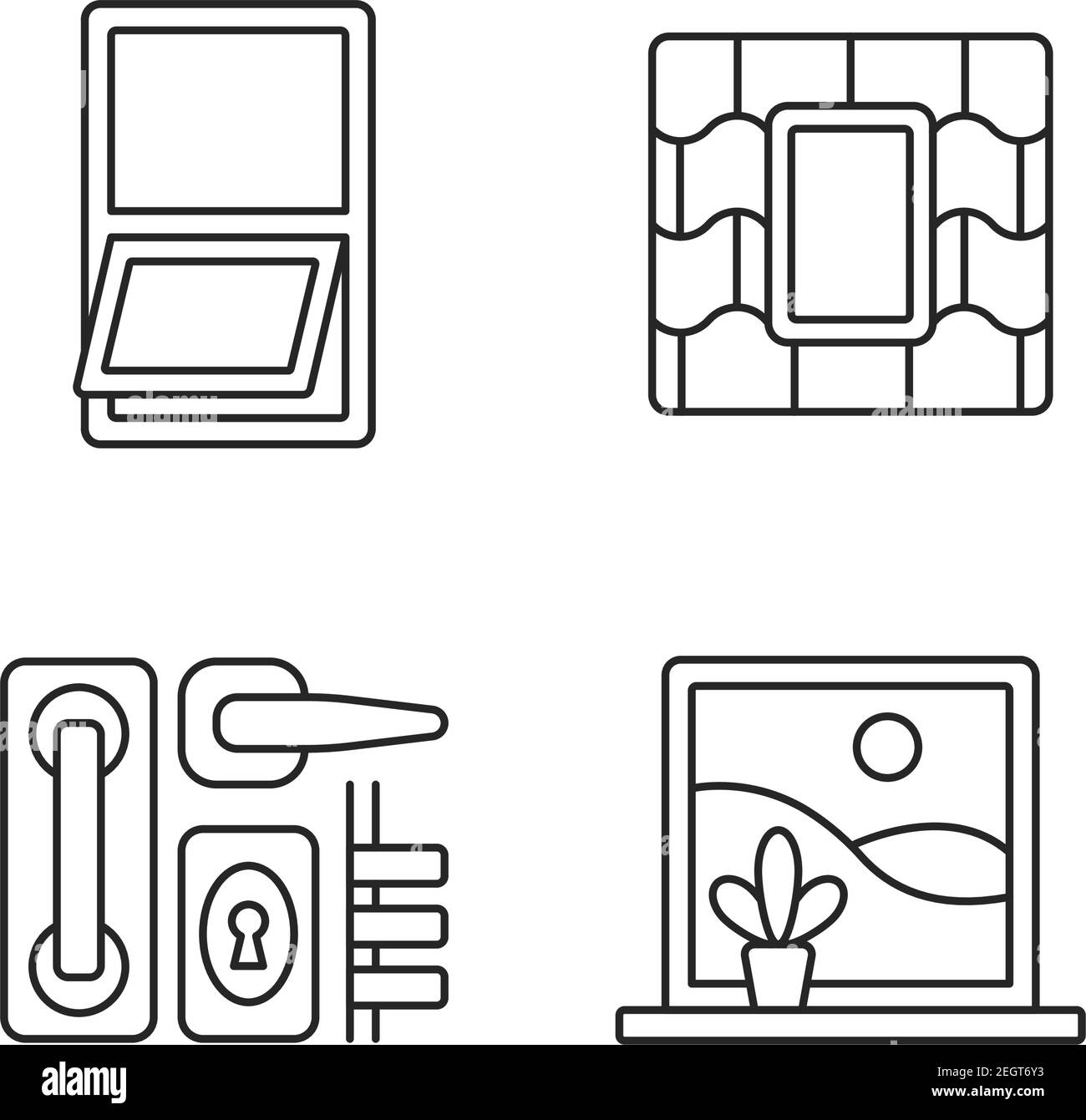 Skylight windows Stock Vector Images - Alamy