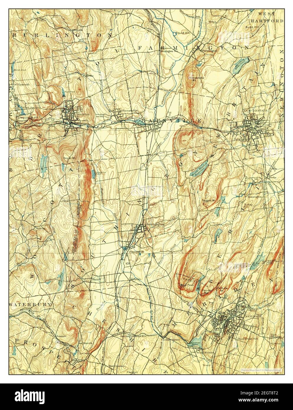 Meriden Connecticut Map