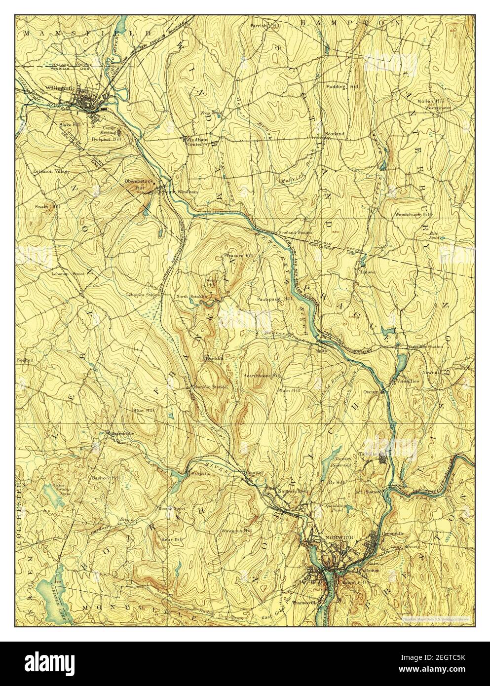 Old map norwich hi-res stock photography and images - Alamy