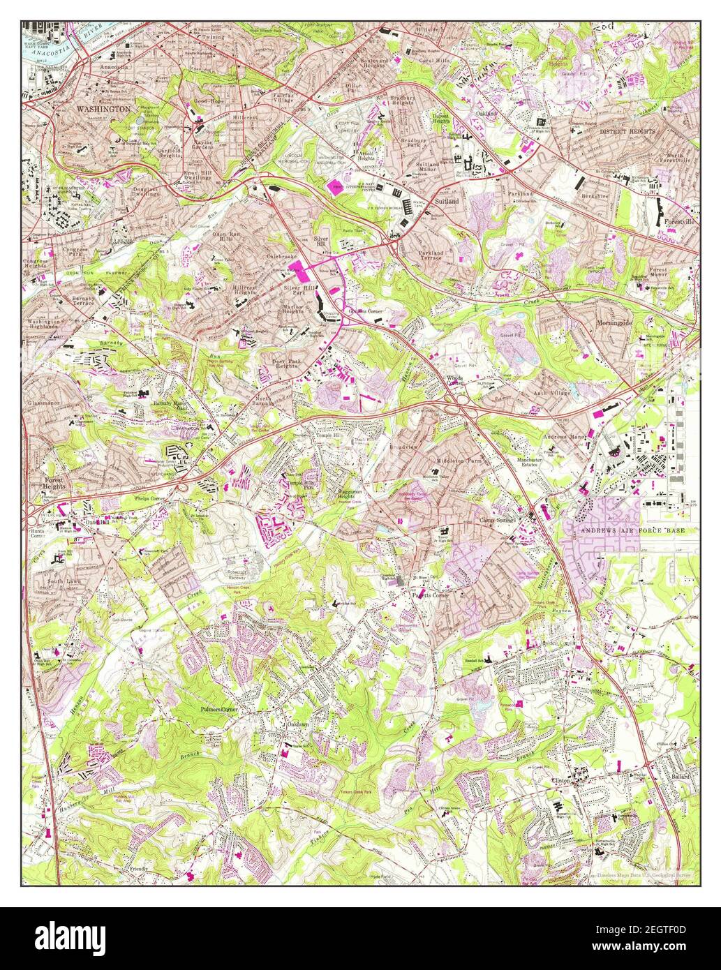 Historic map dc hi-res stock photography and images - Alamy