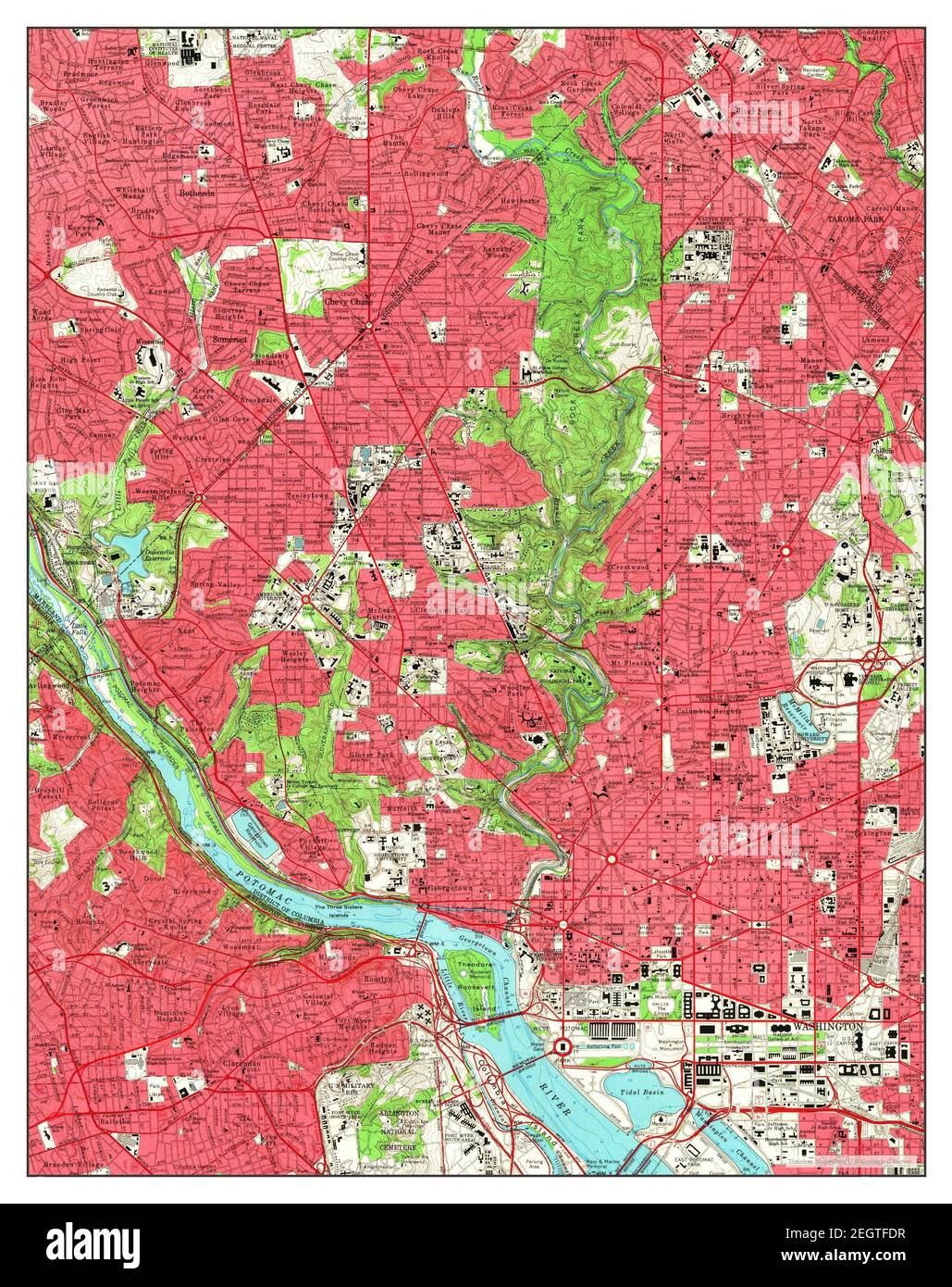 Dc street map Cut Out Stock Images & Pictures - Alamy