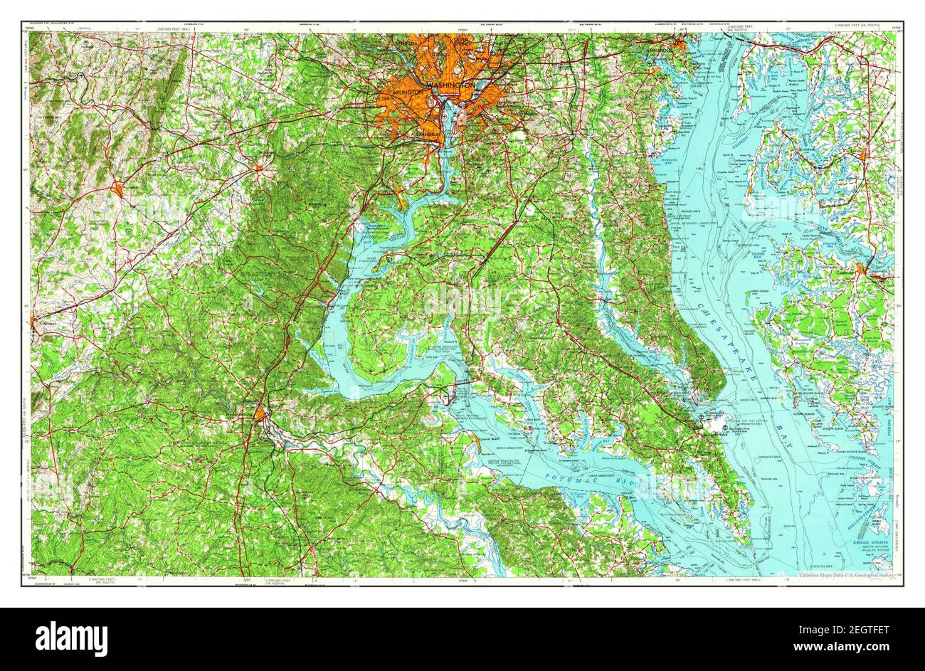 Washington dc topography map hi-res stock photography and images - Alamy
