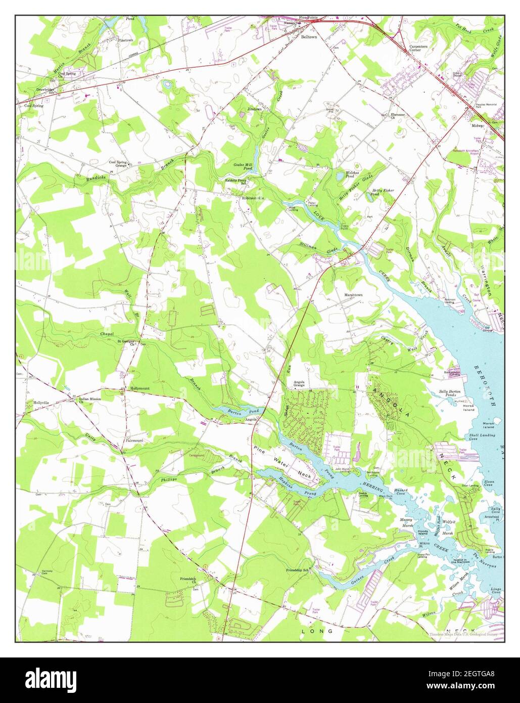 Fairmount, Delaware, map 1954, 1:24000, United States of America by ...