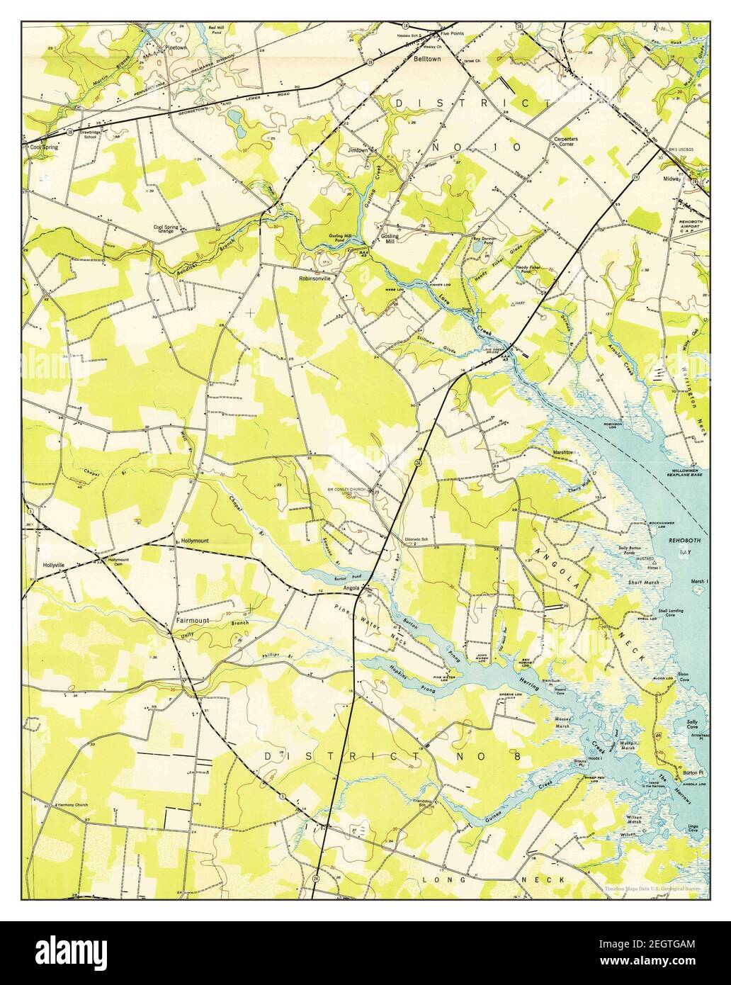 Fairmount, Delaware, map 1943, 1:24000, United States of America by ...