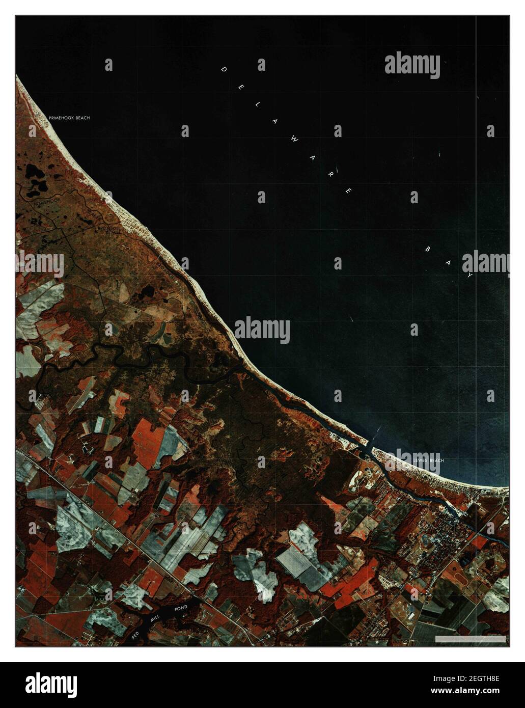 Lewes, Delaware, map 1980, 1:25000, United States of America by ...