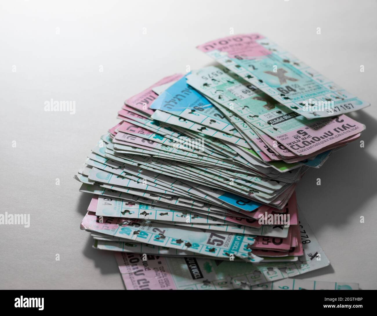 jerusalem-israel. 26-10-2020. Old tickets for youth and adults for ...