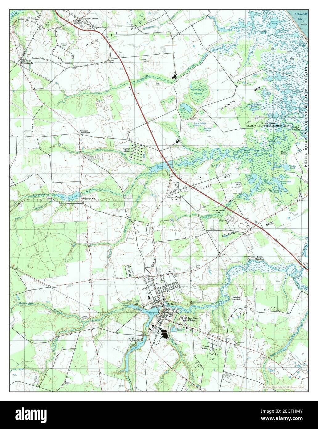 Milton, Delaware, map 1992, 1:24000, United States of America by ...
