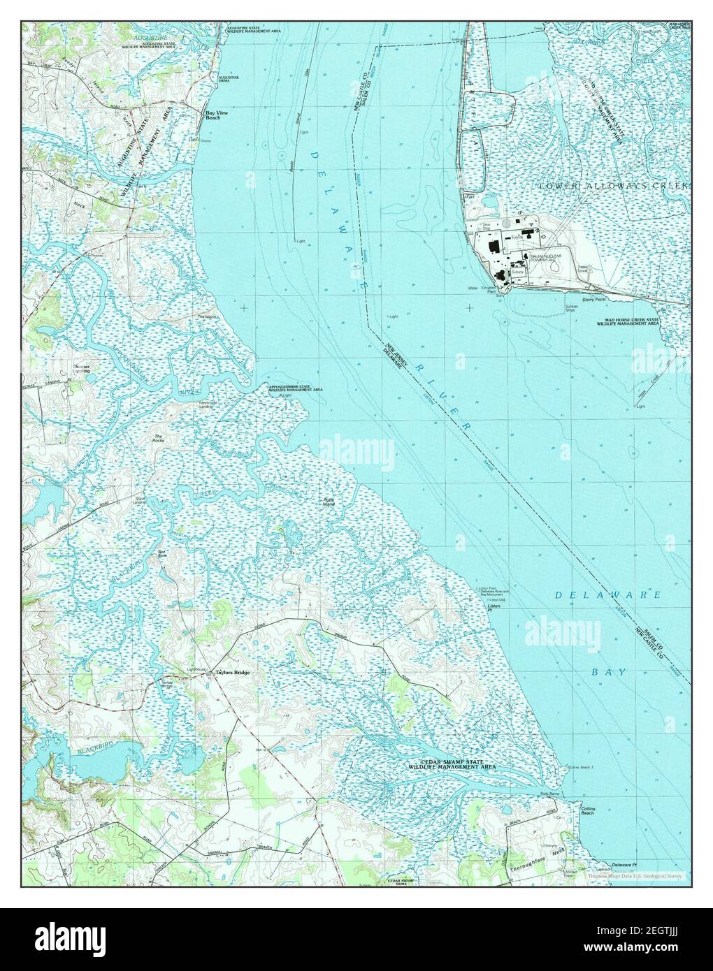 Taylors Bridge, Delaware, map 1993, 1:24000, United States of America ...