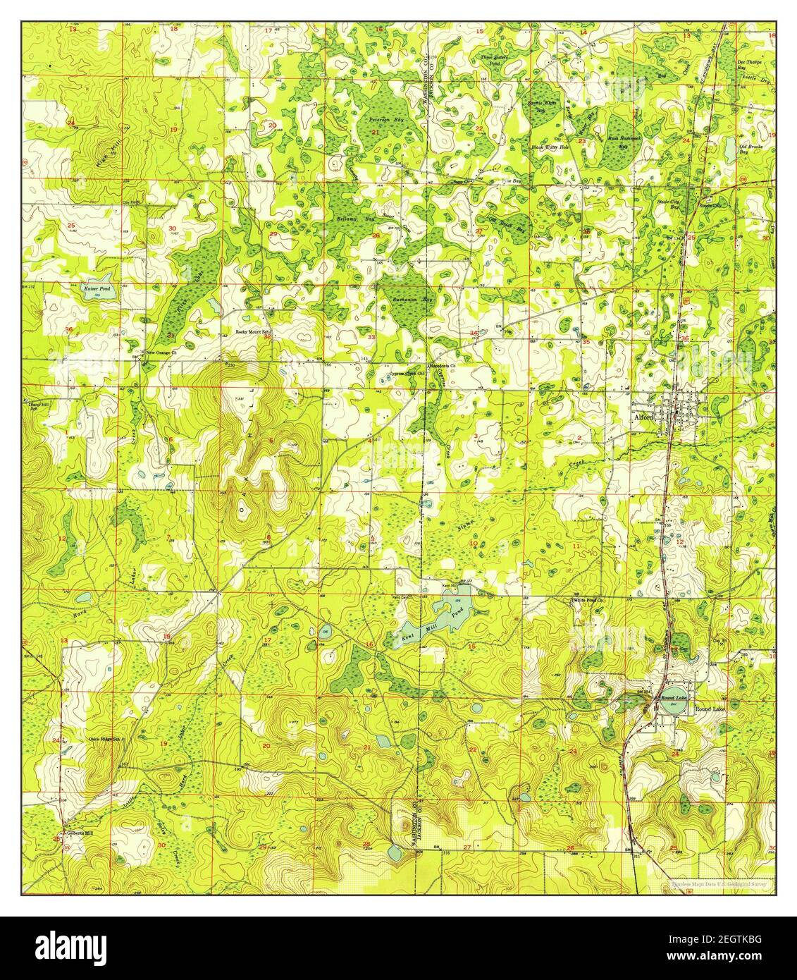 Alford florida map hi-res stock photography and images - Alamy