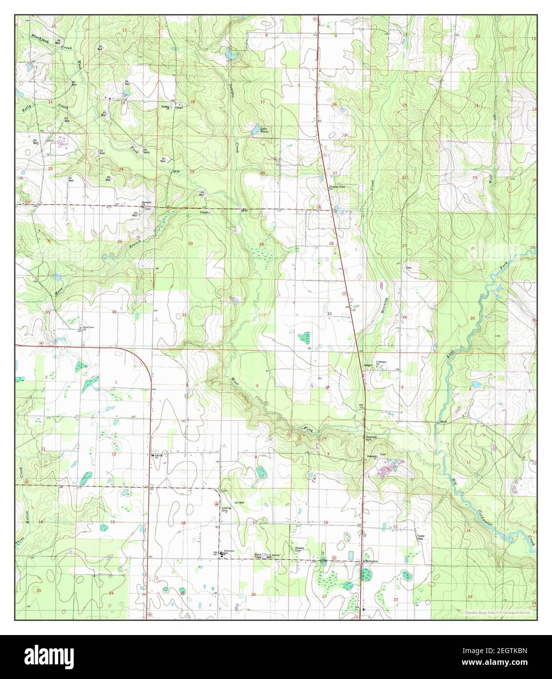 Allentown, Florida, map 1994, 1:24000, United States of America by ...