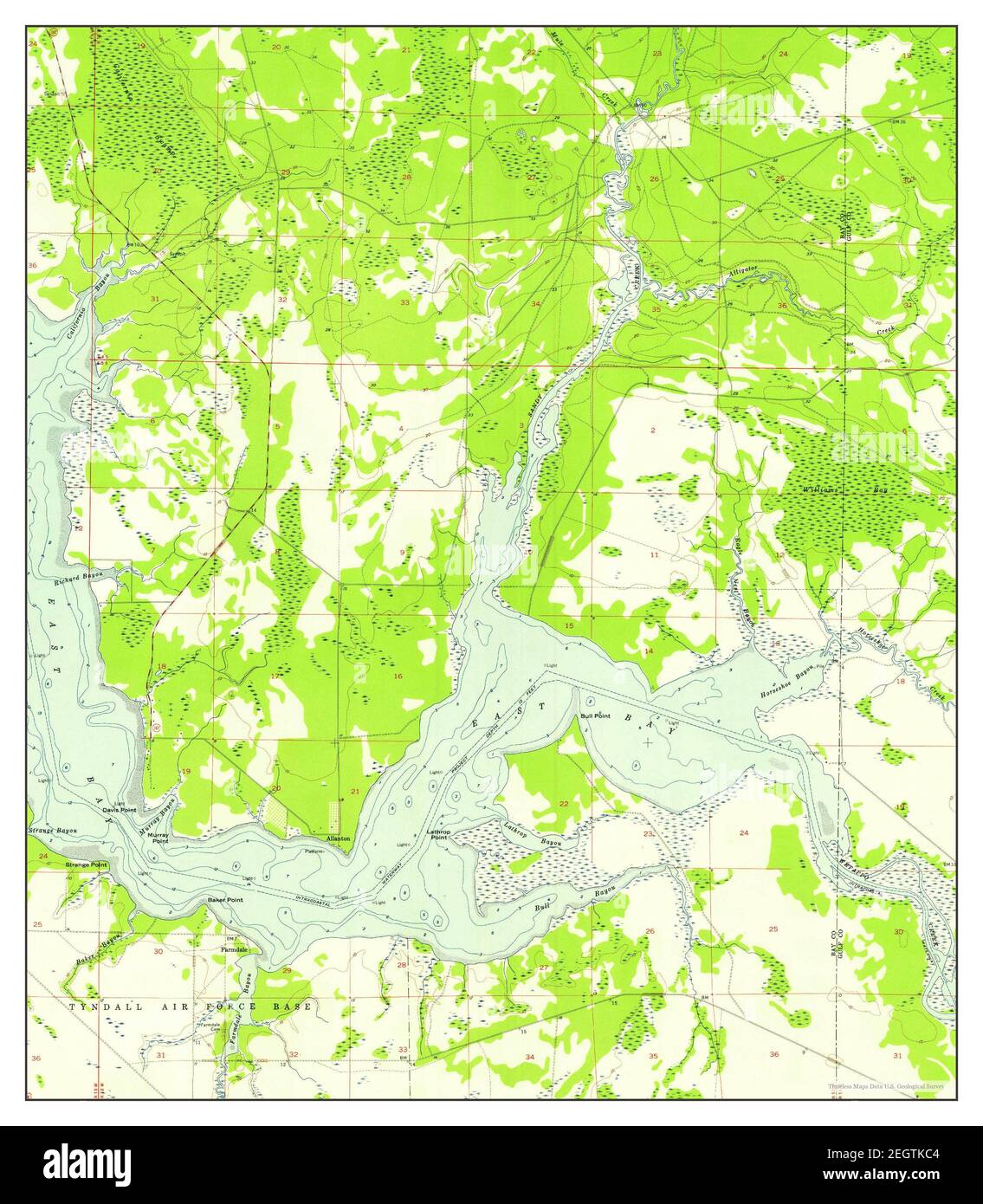 Allanton, Florida, map 1956, 1:24000, United States of America by ...