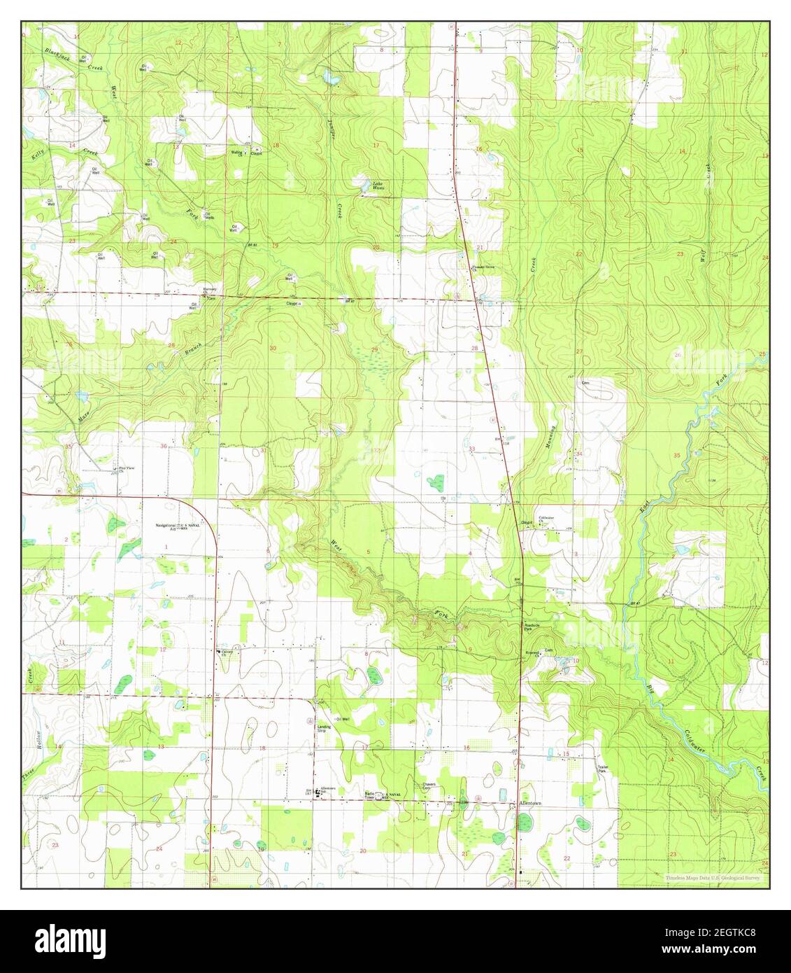 Allentown, Florida, map 1978, 1:24000, United States of America by ...