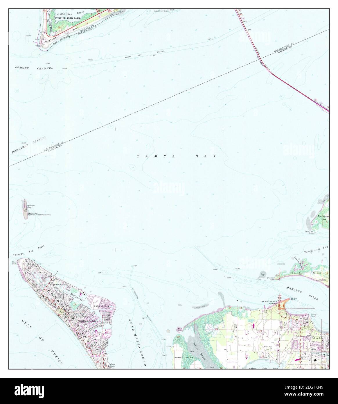 Anna Maria, Florida, map 1964, 1:24000, United States of America by ...