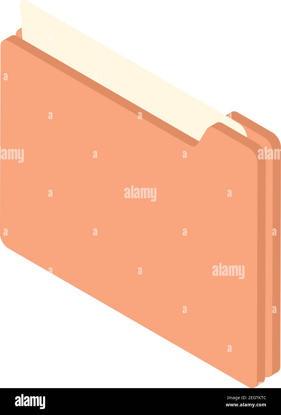 folder document file isometric icon vector illustration design Stock ...