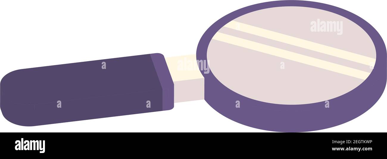search magnifying glass isometric icon vector illustration design Stock ...
