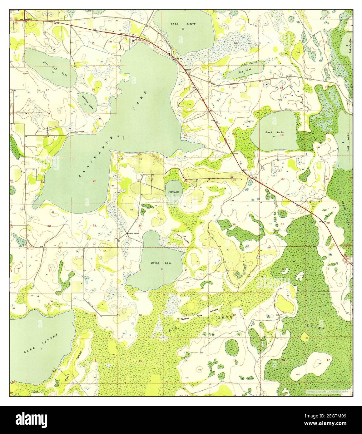 Map of ashton Cut Out Stock Images & Pictures - Alamy