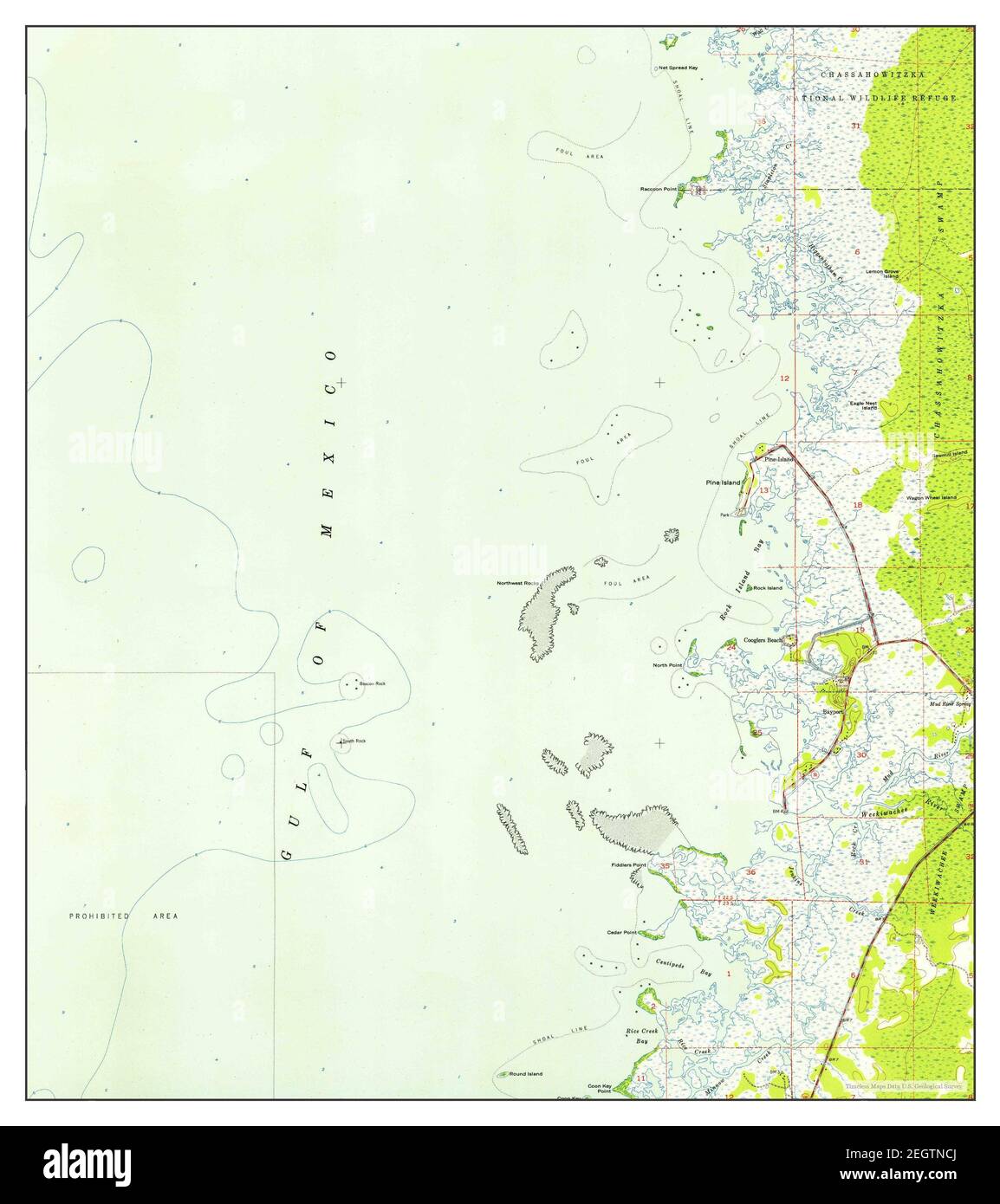 Bayport, Florida, map 1954, 1:24000, United States of America by ...