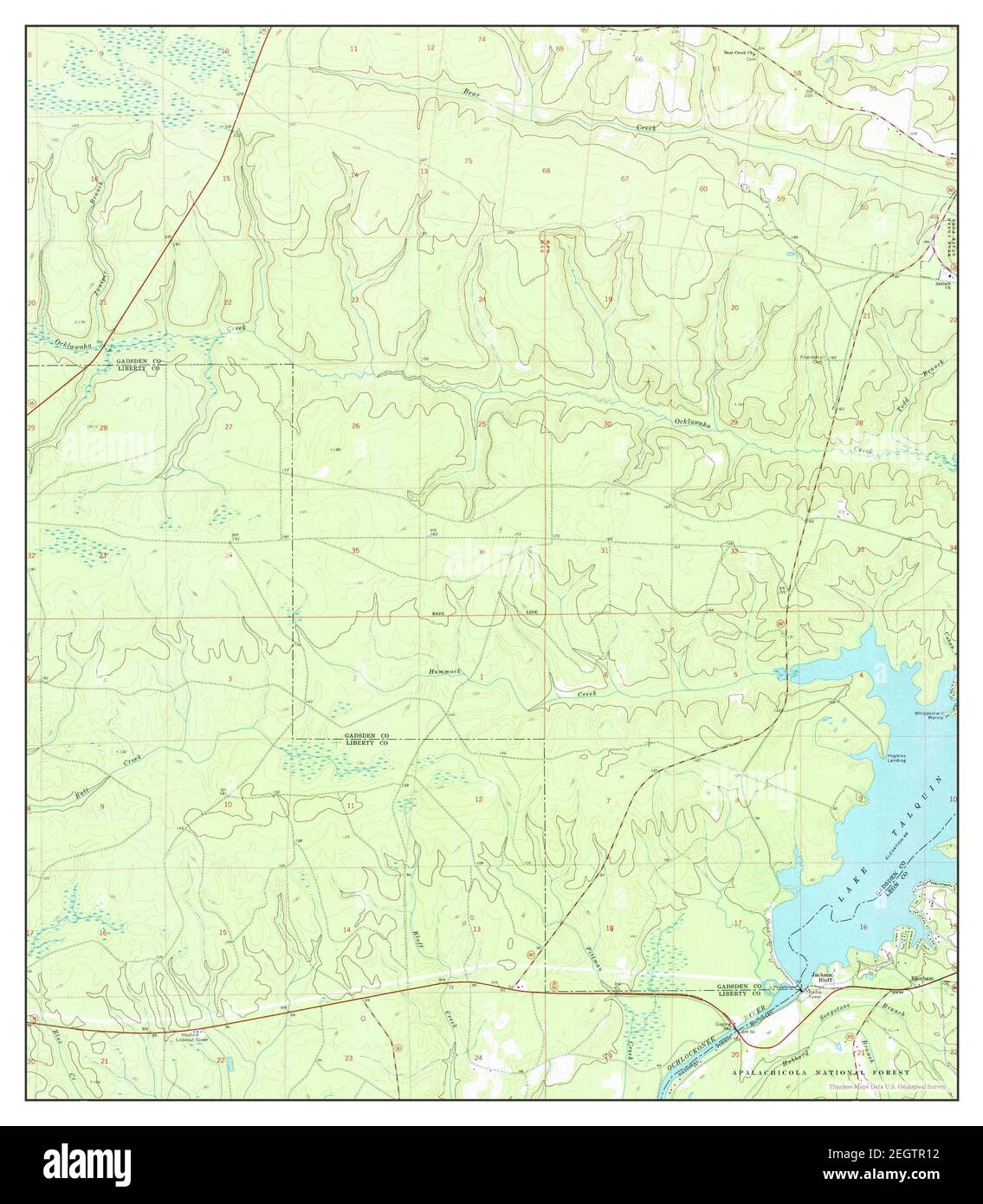 Bloxham, Florida, map 1972, 1:24000, United States of America by ...