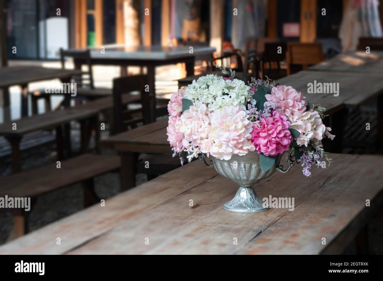 Simple resort furniture seat setting arrangement, stock photo Stock ...