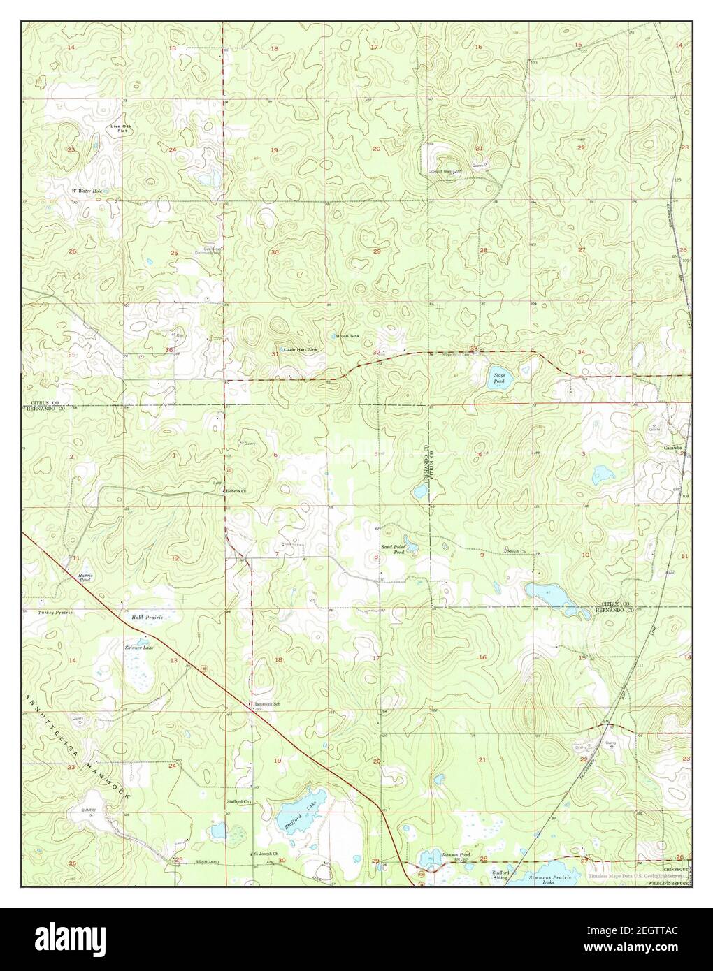 Brooksville Florida Map High Resolution Stock Photography and Images ...