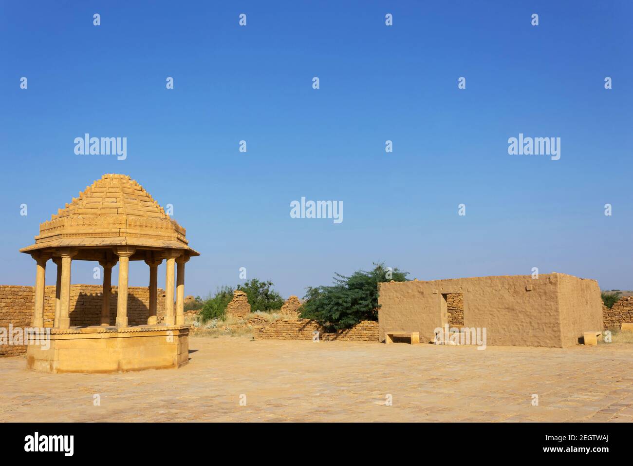 View of Kuldhar an abandoned village, Jaisalmer Rajasthan, India ...